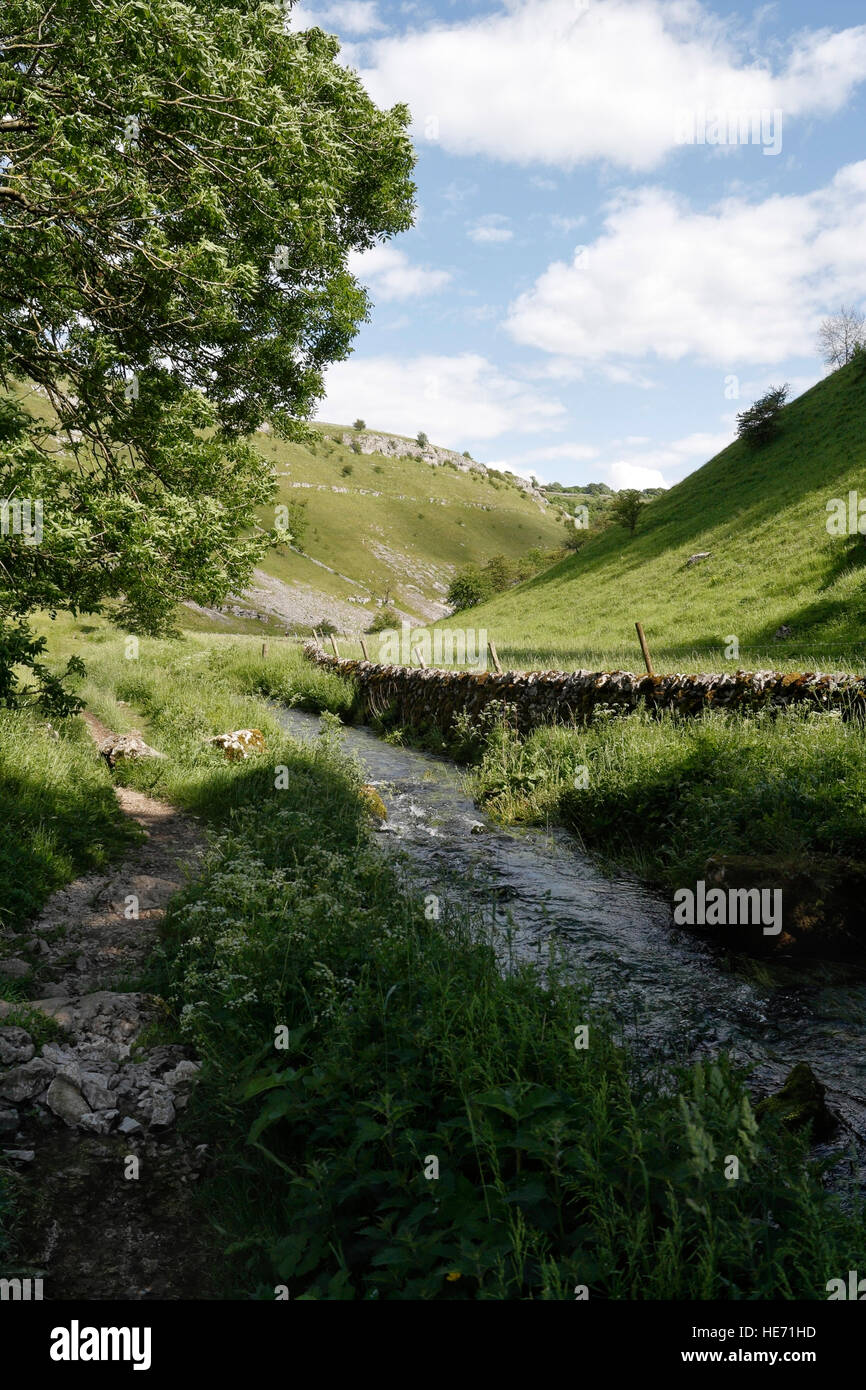 River Lathkill in Derbyshire England UK Peak District National Park ...