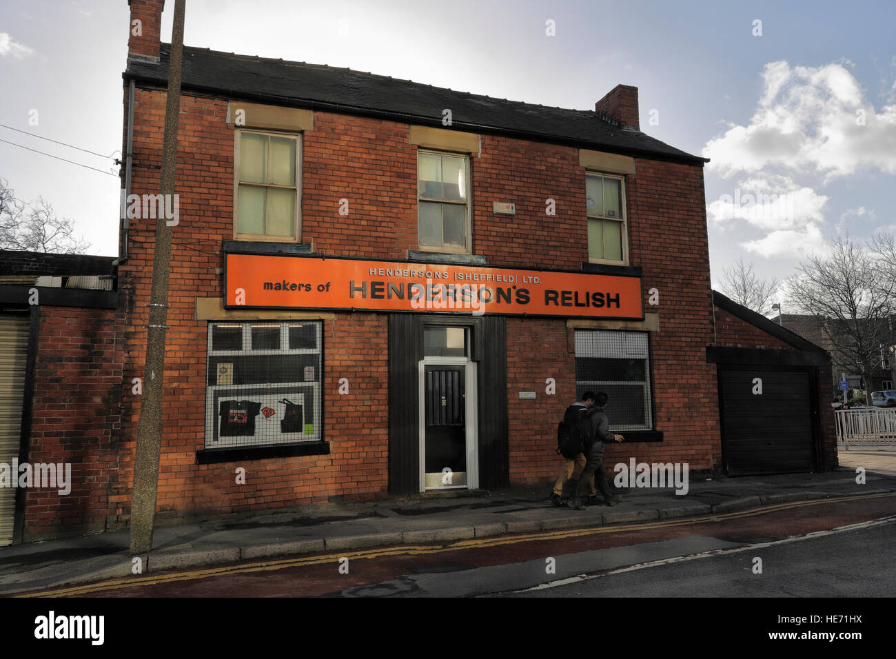 Hendersons relish building sign hi-res stock photography and images - Alamy