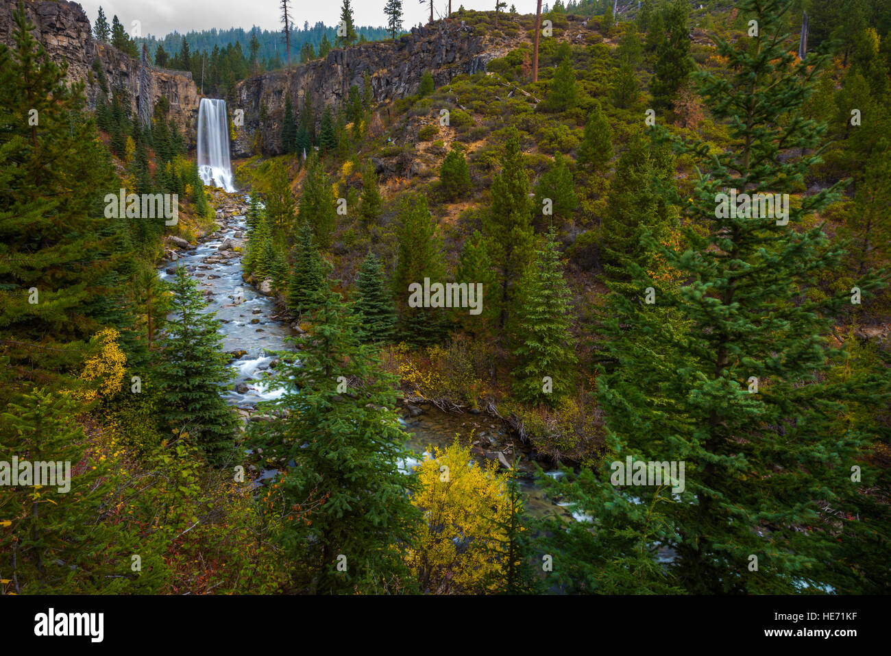Tumalo Falls Deschutes National Forest near Bend Oregon Stock Photo - Alamy