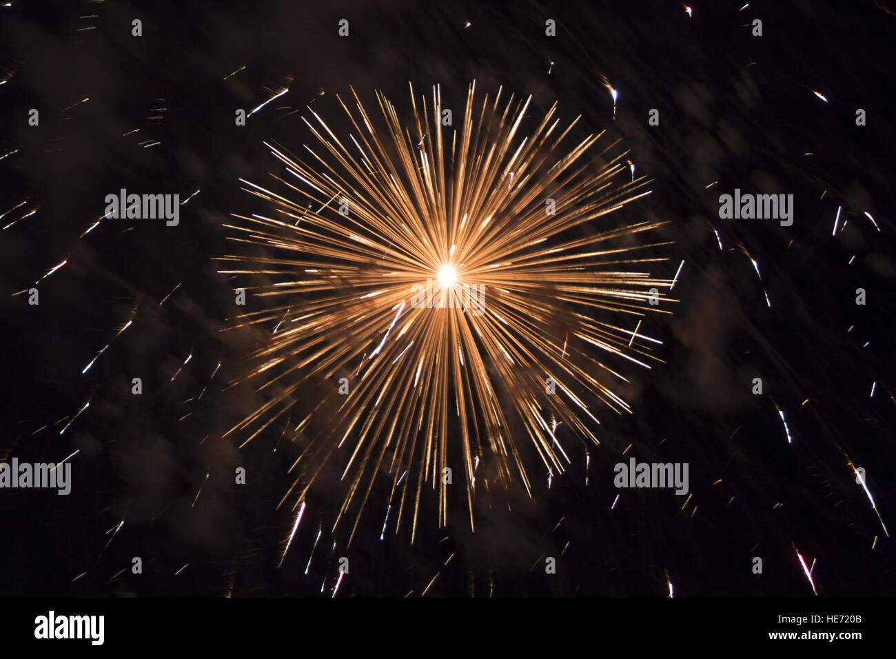 Big bang fireworks showing freezing moment of all beginning. Great ...