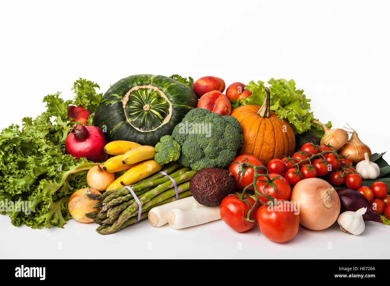 Image of fresh summer vegetables Stock Photo - Alamy