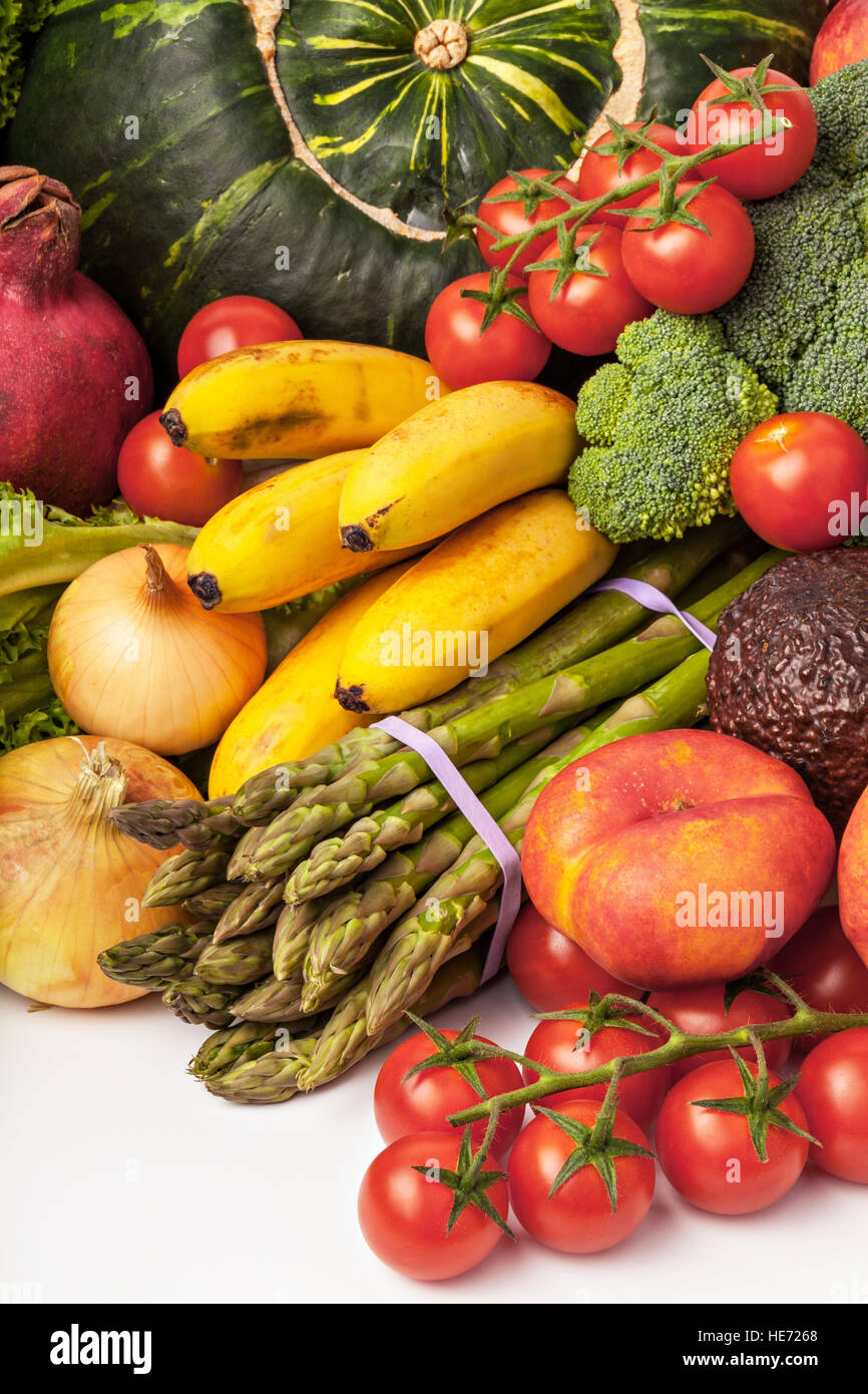 Image of fresh summer vegetables Stock Photo - Alamy