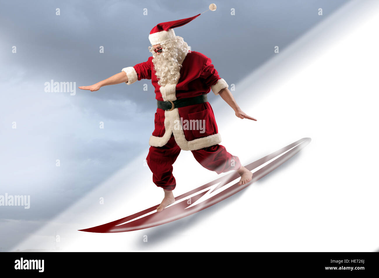 The great santa race hi-res stock photography and images - Alamy