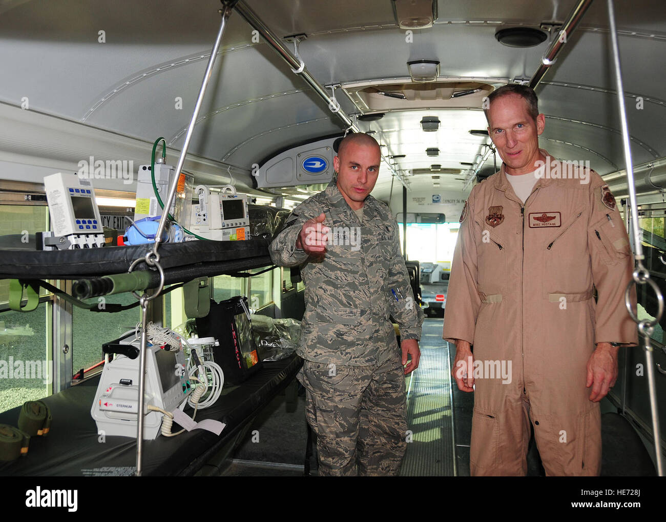 U.S. Air Forces Central Commander receives a briefing on the ...
