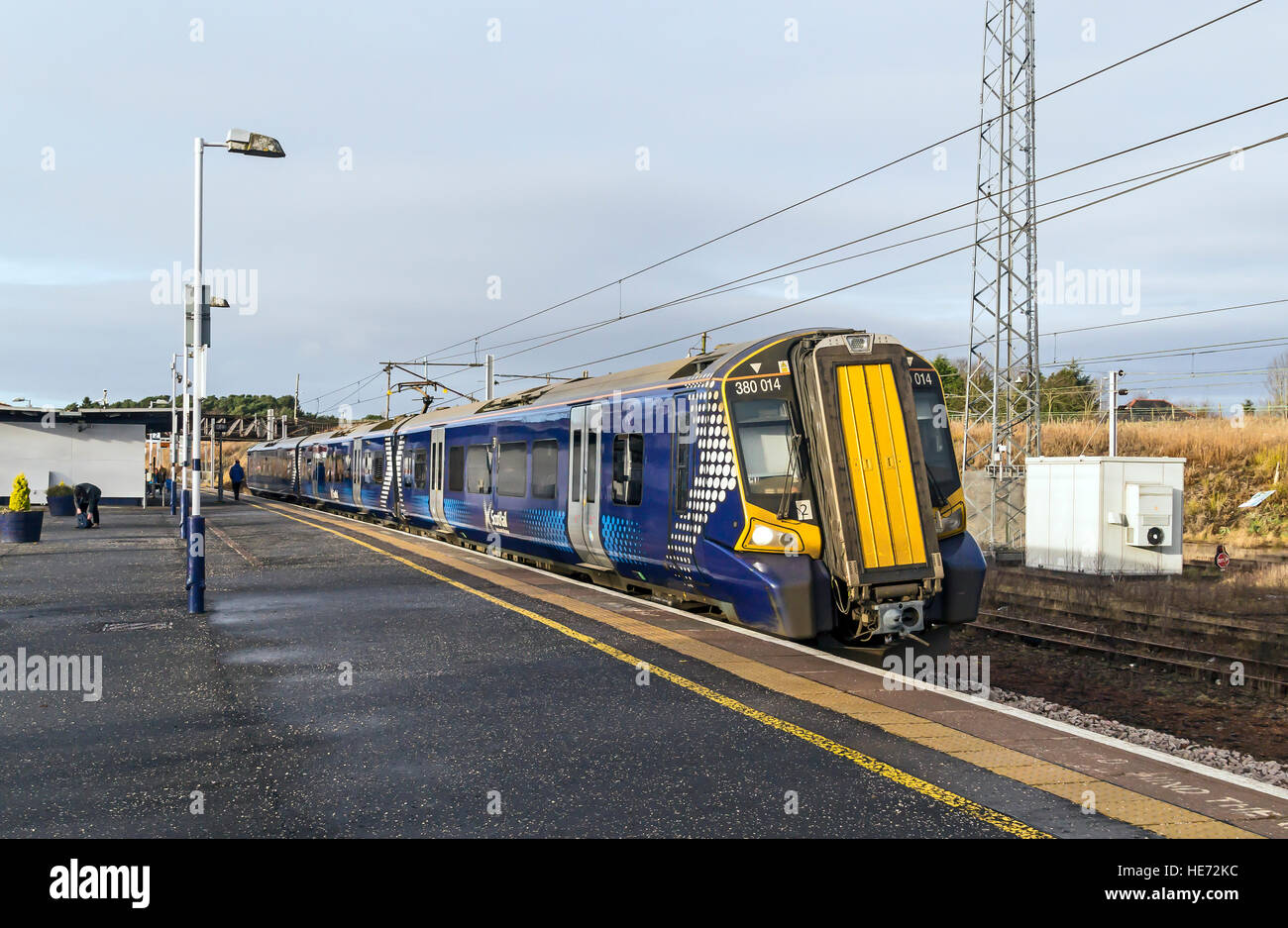 Carstairs Junction Railway Station in South Lanarkshire Scotland with ...