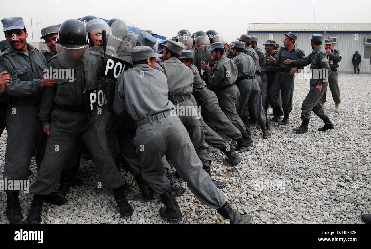 Afghan national police central training center kabul hi-res stock ...