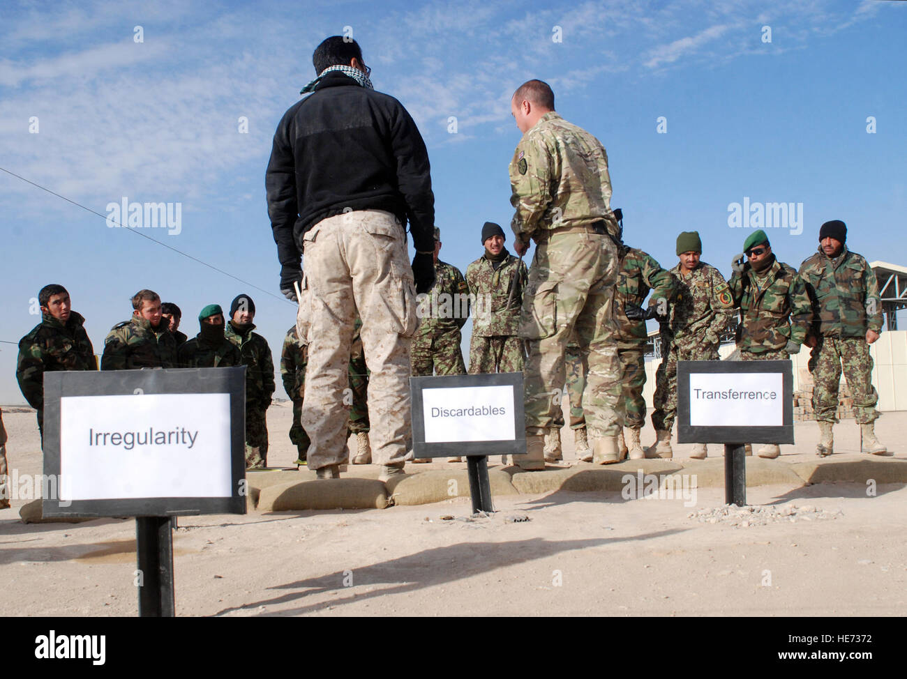 Explosive hazard reduction course hi-res stock photography and images ...