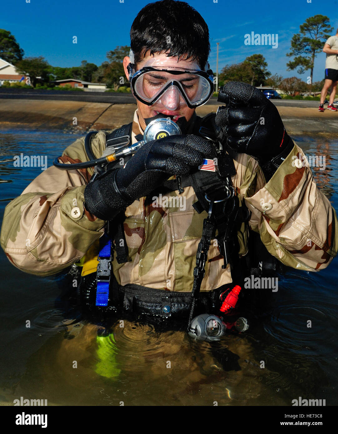 A U.S. Air Force special tactics Airmen from the Special Tactics ...