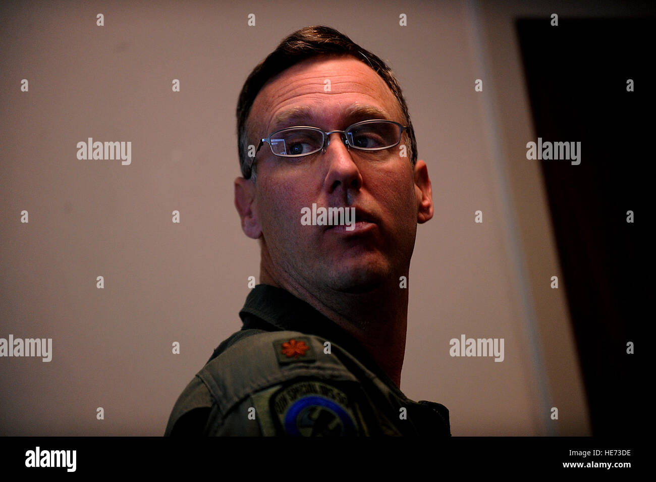 CV-22 Osprey Pilot Maj. James Rowe from the 8th Special Operations ...