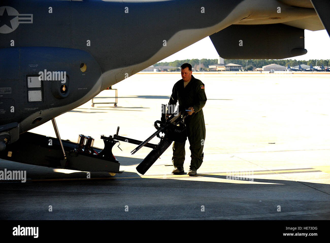 CV-22 Osprey Flight Engineers MSgt. Erik Davis from the 8th Special ...