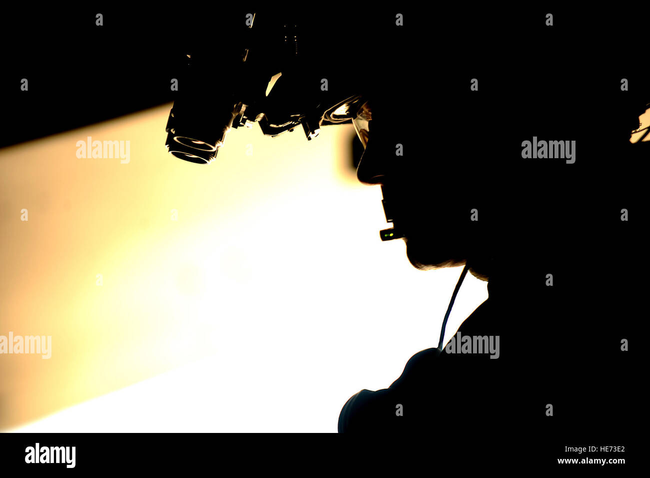 CV-22 Osprey Flight Engineers SSgt. Eric Wiggins from the 8th Special ...