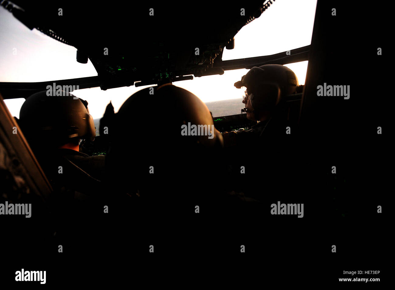 CV-22 Osprey Pilot Maj. James Rowe, Co Pilot Capt. Timothy Skypeck and ...