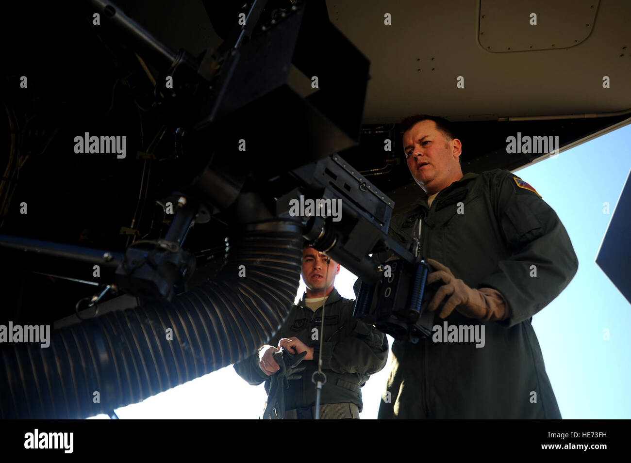 CV-22 Osprey Flight Engineers MSgt. Erik Davis from the 8th Special ...