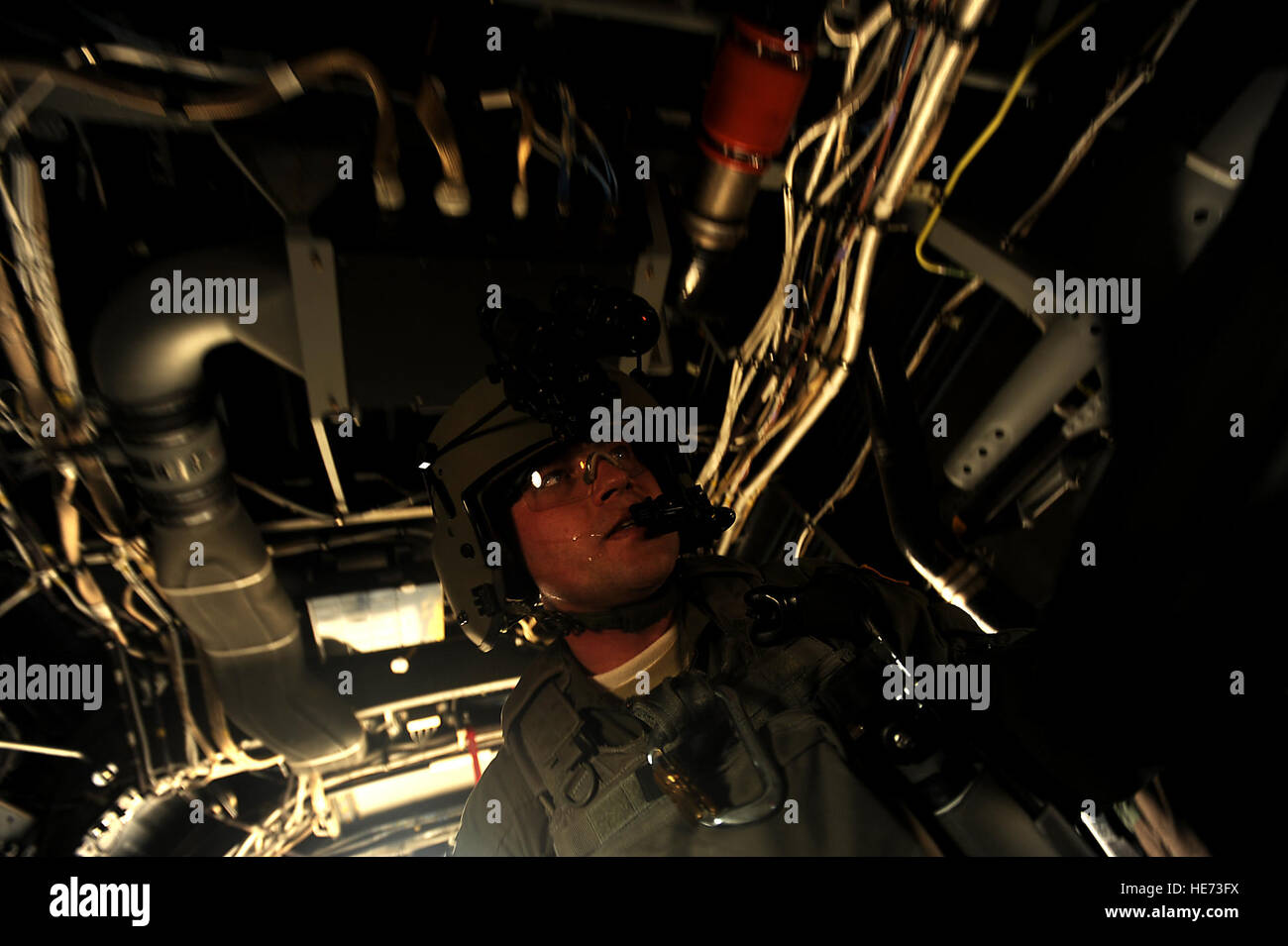 CV-22 Osprey Flight Engineer SSgt. Eric Wiggins from the 8th Special ...