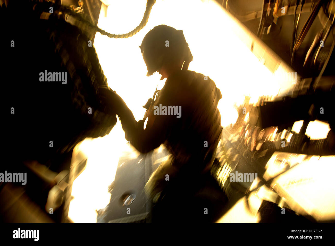 CV-22 Osprey Flight Engineer SSgt. Eric Wiggins from the 8th Special ...