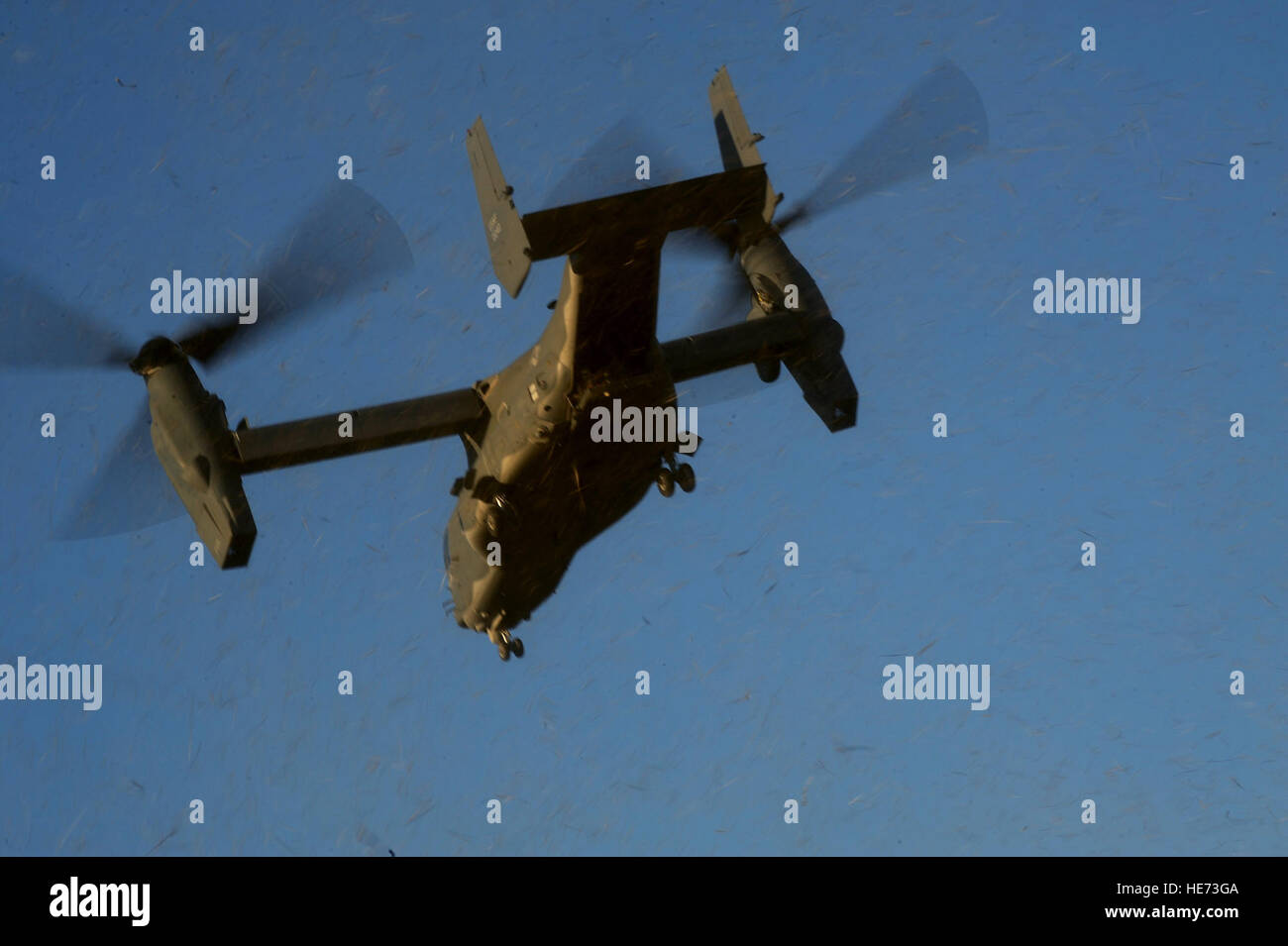 CV-22 Osprey Pilot Maj. James Rowe and Co Pilot Capt. Timothy Skypeck ...