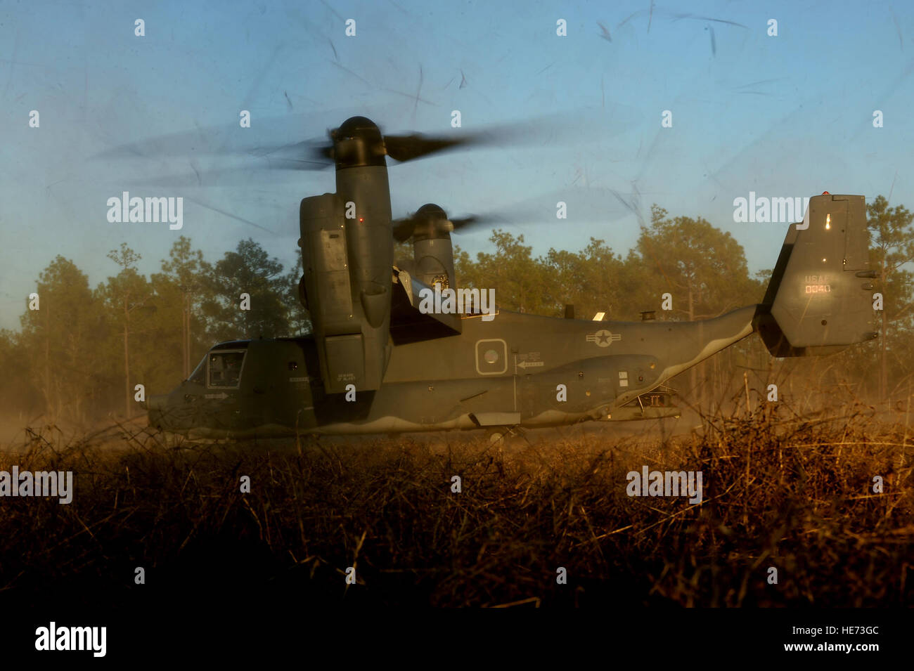 CV-22 Osprey Pilot Maj. James Rowe and Co Pilot Capt. Timothy Skypeck ...