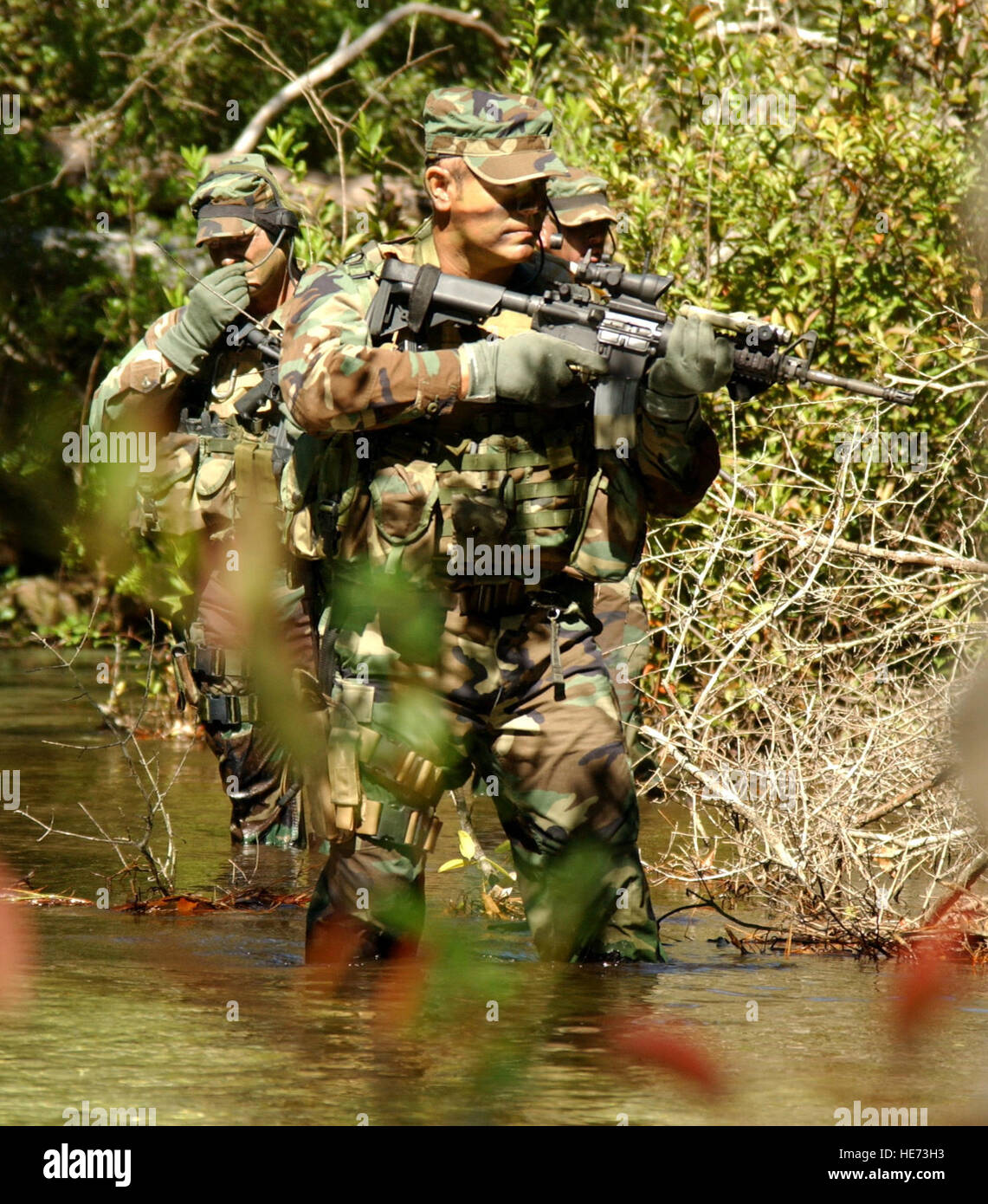 Capt. Don Garrett, 10th Combat Weather Squadron, leads a special ...
