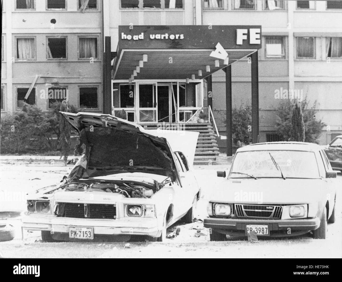 USAFE HQ bombing 31 Aug 1981 Stock Photo - Alamy