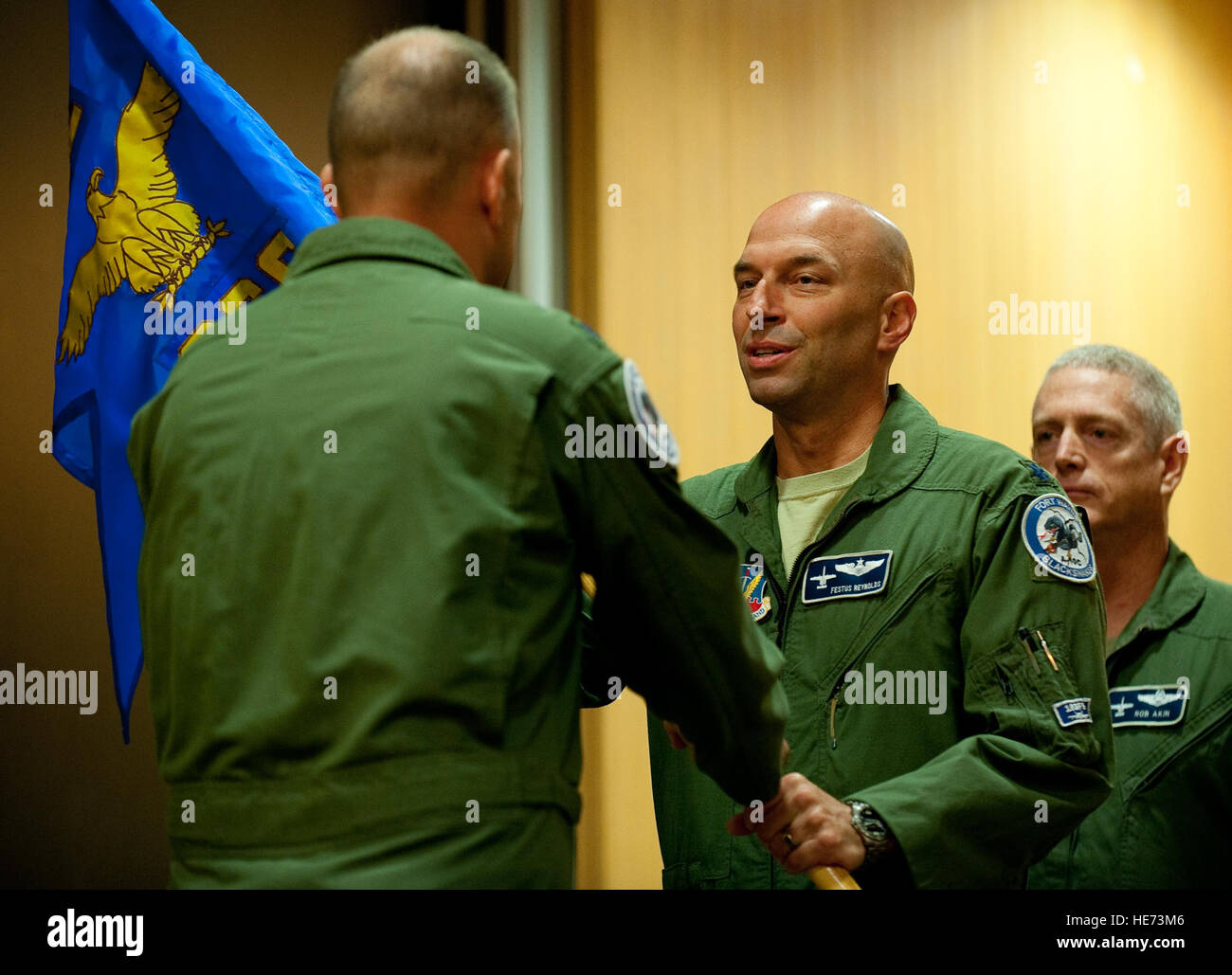 Lt. Col. Bradley Reynolds, 122nd Operations Support Flight commander at ...