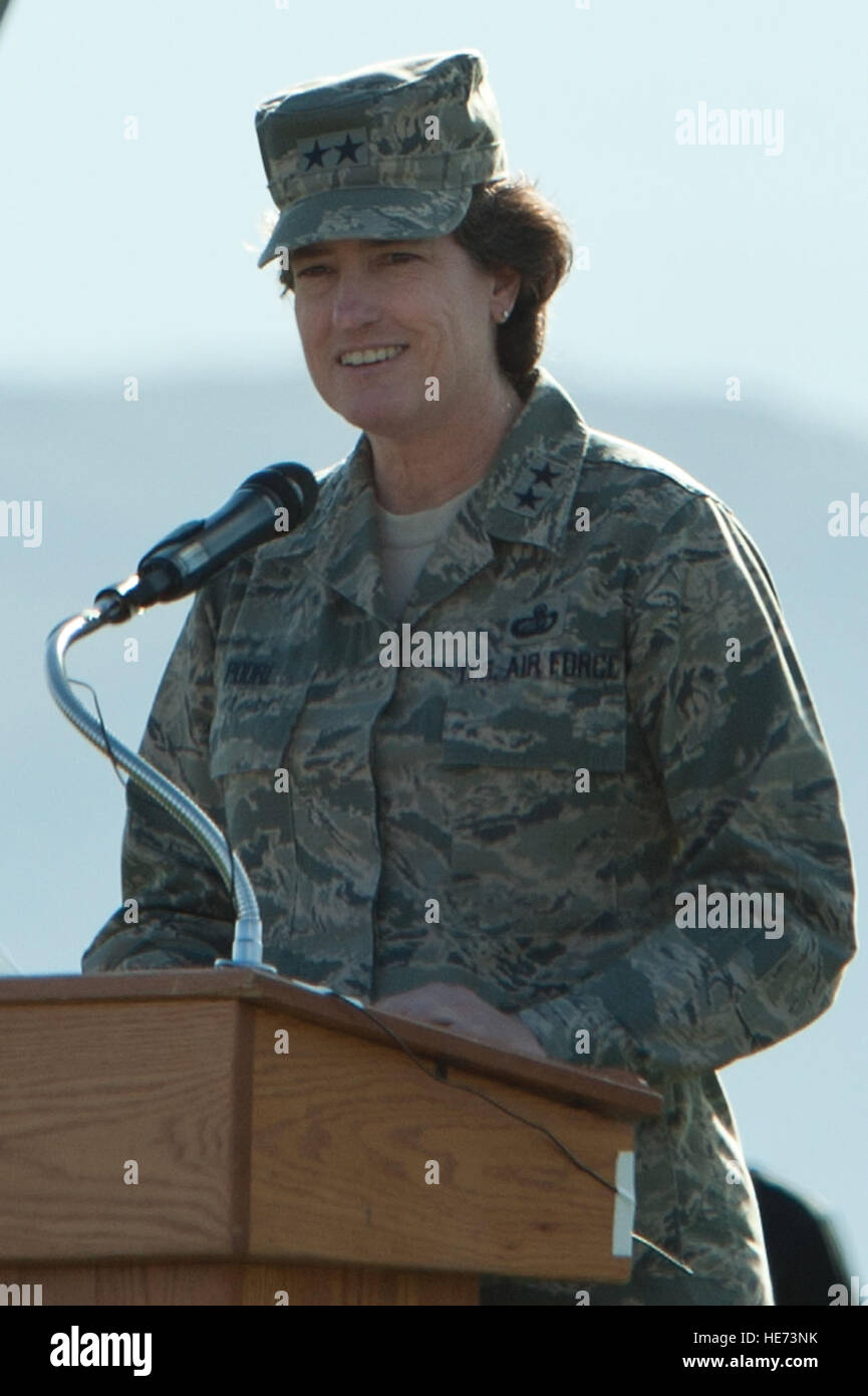 Maj. Gen. Margaret Poore, Air Force Personnel Center commander, speaks ...