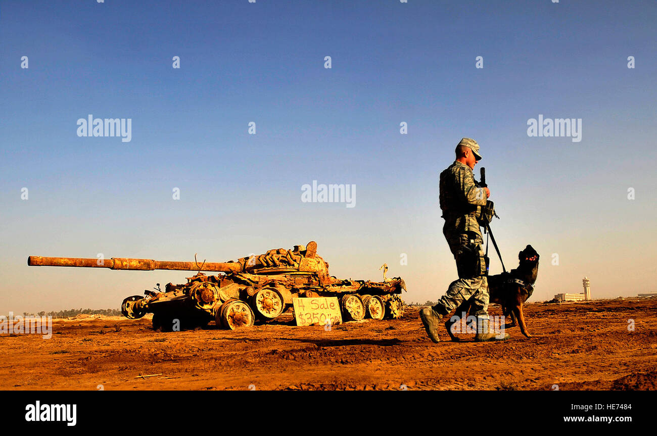 Patrol the perimeter of sather air base dec 11 hi-res stock photography ...