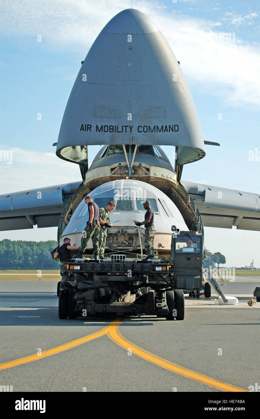 Sergeant smith is with the 9th airlift squadron hi-res stock ...