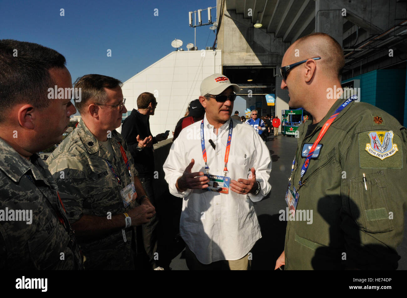 From left, U.S. Air Force representatives 125th Fighter Wing (FW ...