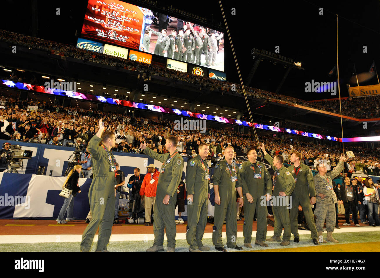 125th fw commander col bob branyon hi-res stock photography and images ...