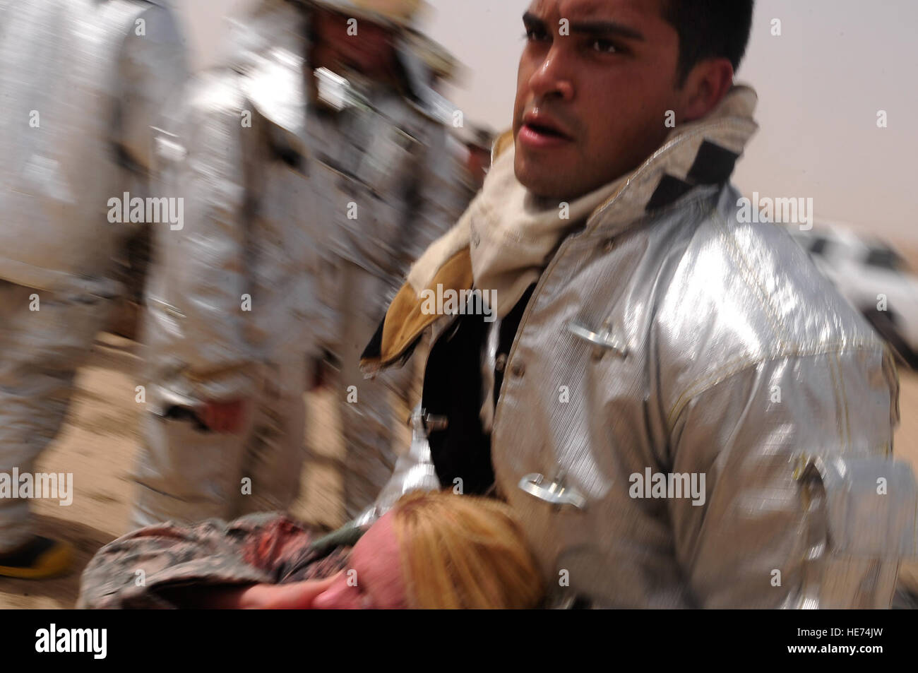 Staff Sgt. Abraham Lara, crew chief, 407th Expeditionary Civil Engineer ...