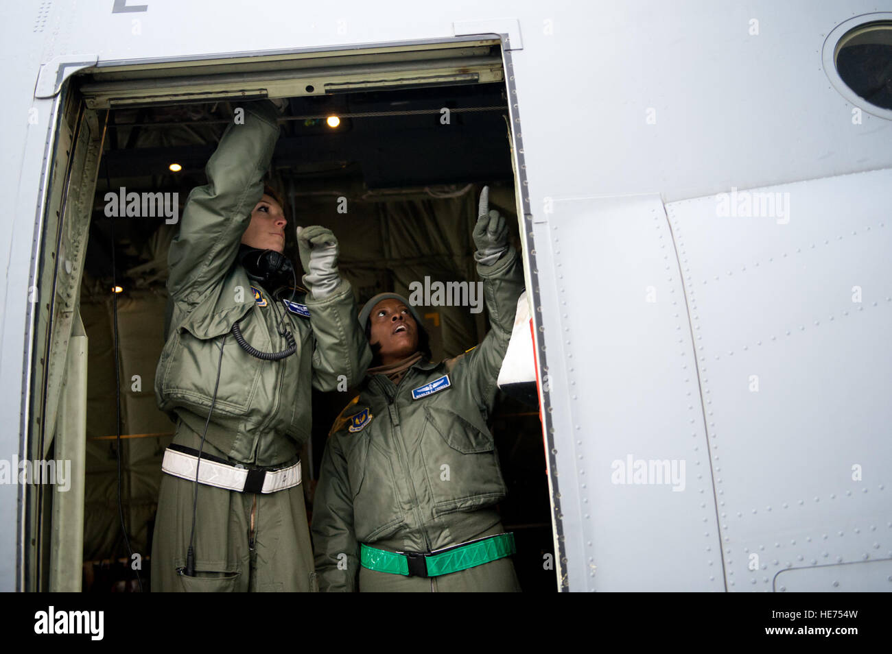 Capt. Erin Wood, 86th Aeromedical Evacuation Squadron flight nurse, and ...