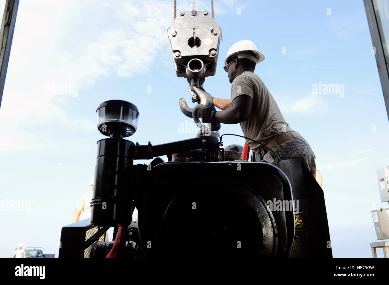 Staff Sgt. Robert Davis, 8th Civil Engineer Squadron heavy equipment ...