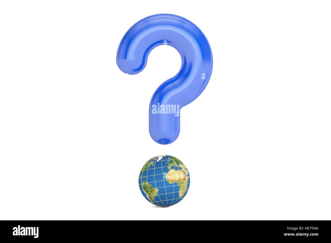 Earth question mark hi-res stock photography and images - Alamy