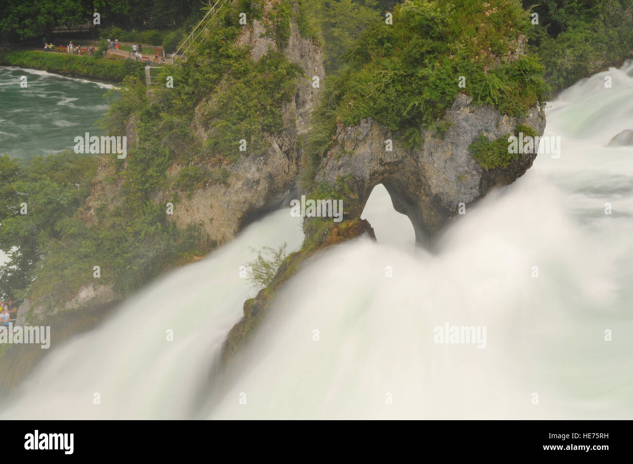 DEtail of a waterfall Stock Photo - Alamy