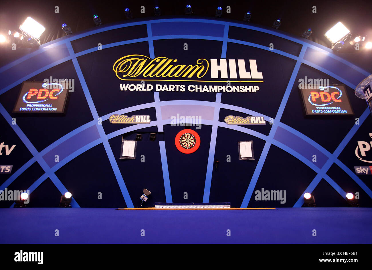 General view of the venue before day three of the William Hill World ...