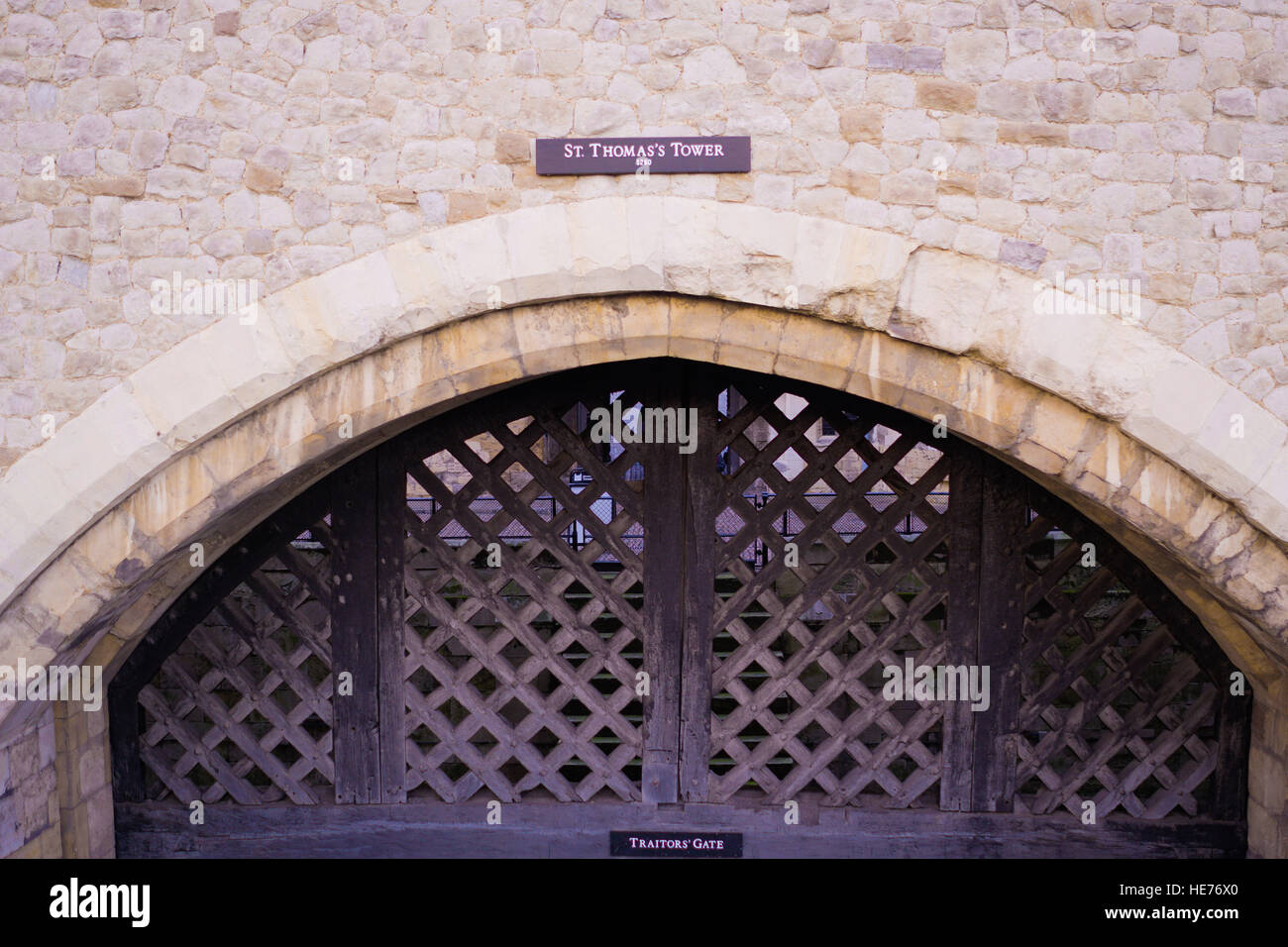 St Thomas Tower at the Tower of London Stock Photo - Alamy