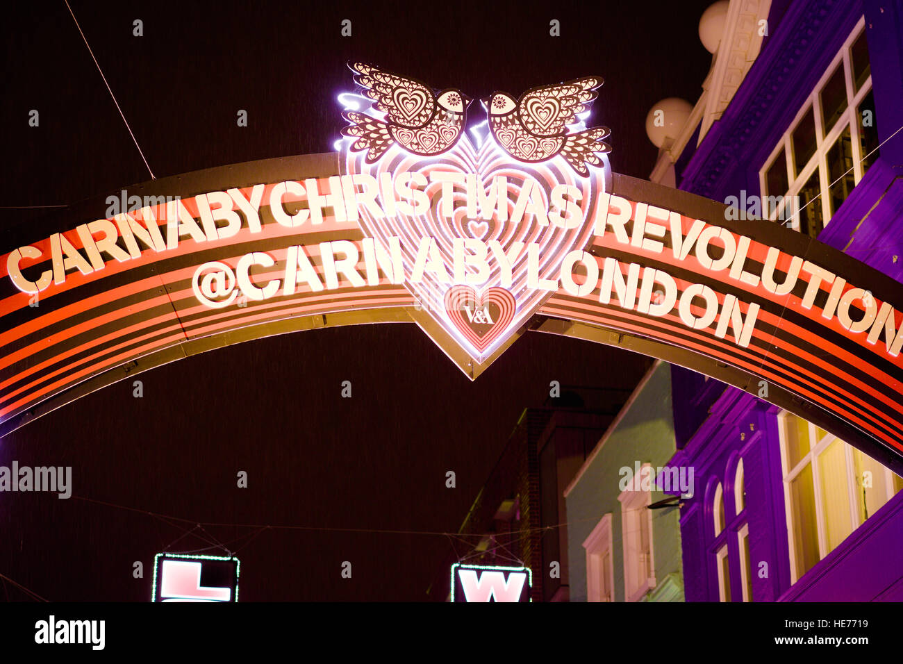 2016 ]carnaby street christmas lights hi-res stock photography and ...