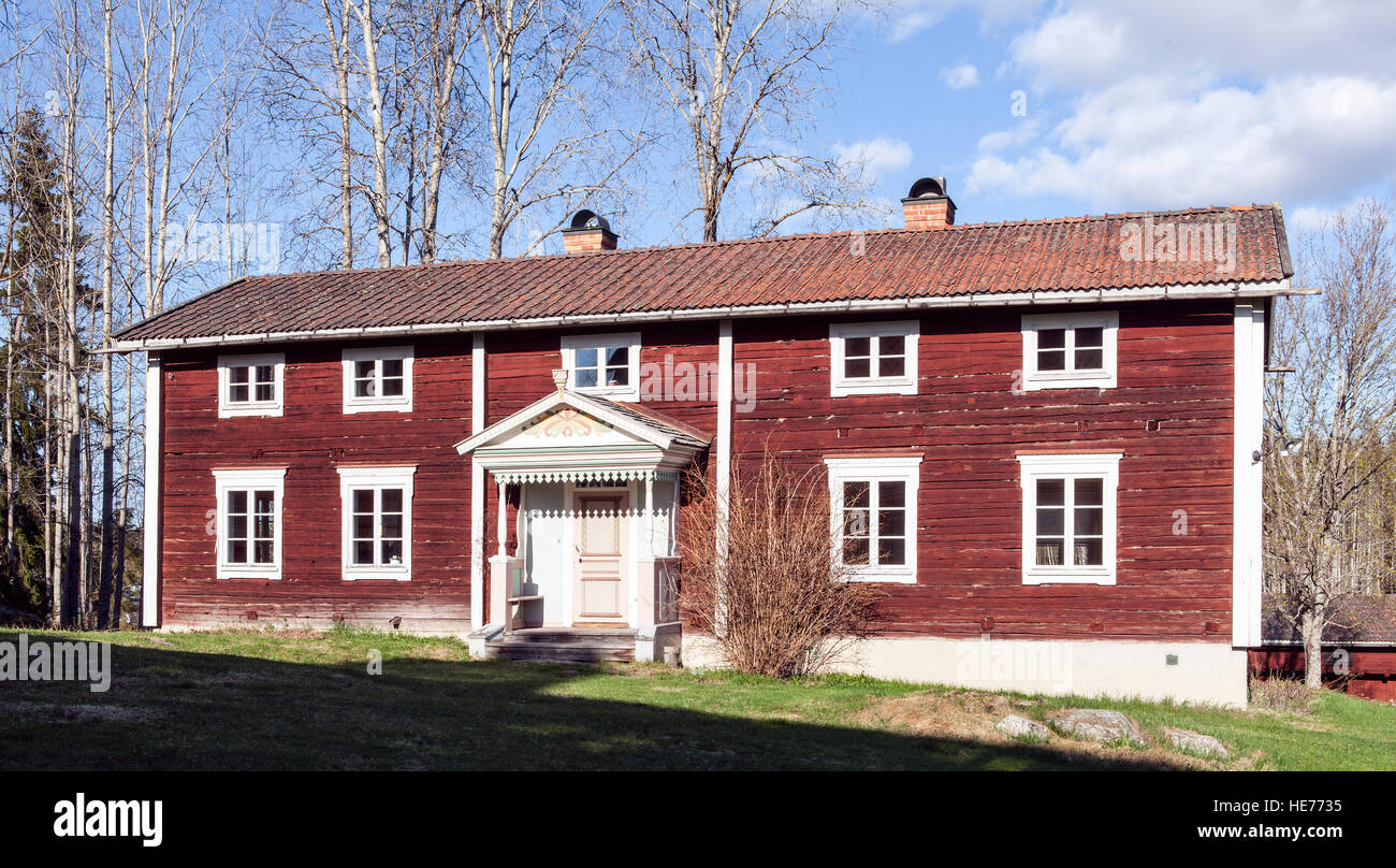ALFTA, SWEDEN ON MAY 11, 2013. View of a building belonging to Ol ...