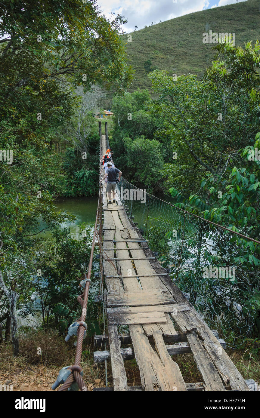 Wire rope suspension bridge hi-res stock photography and images - Alamy