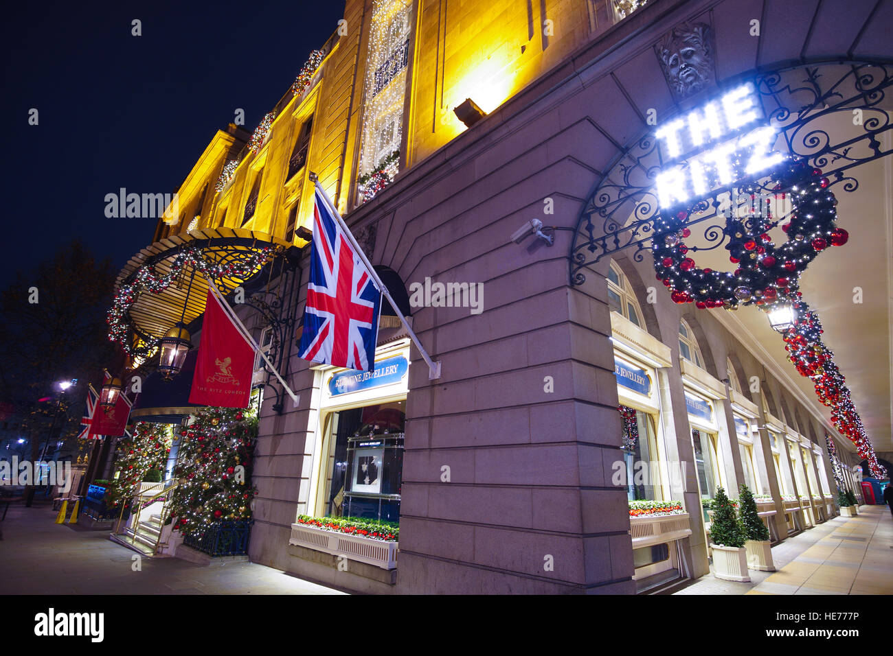 Famous Ritz Hotel in London Stock Photo - Alamy