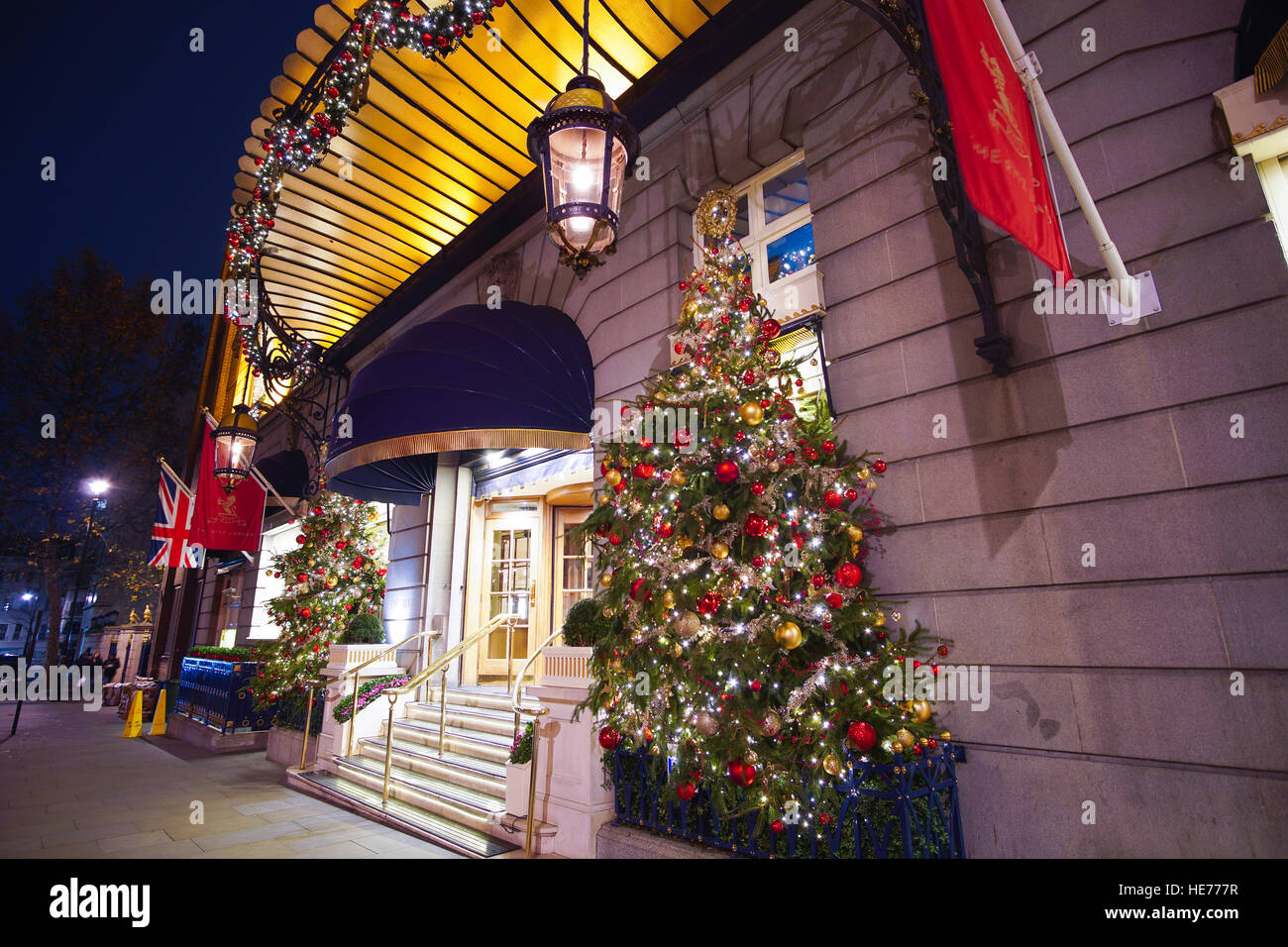 Christmas Tree at the Ritz London Stock Photo - Alamy