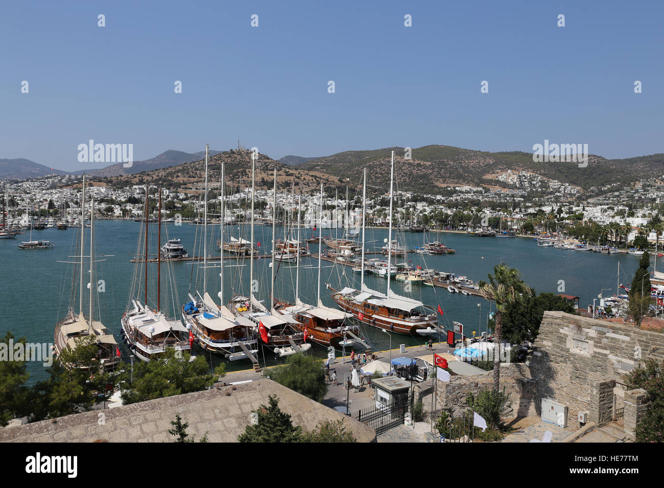 Bodrum Town in Mugla City, Aegean Turkey Stock Photo - Alamy