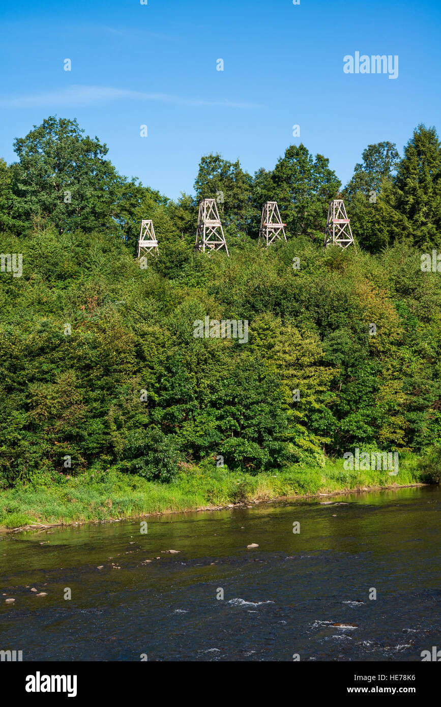 Benninghoff Farm Tableau at Oil Creek State Park, Oil City, Venango Co ...