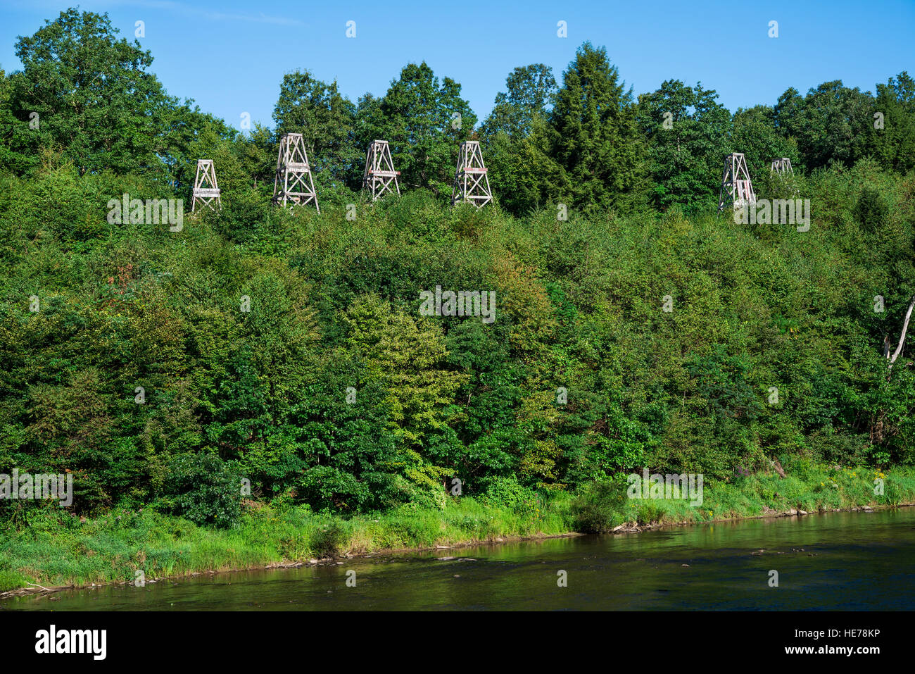 Benninghoff Farm Tableau at Oil Creek State Park, Oil City, Venango Co ...