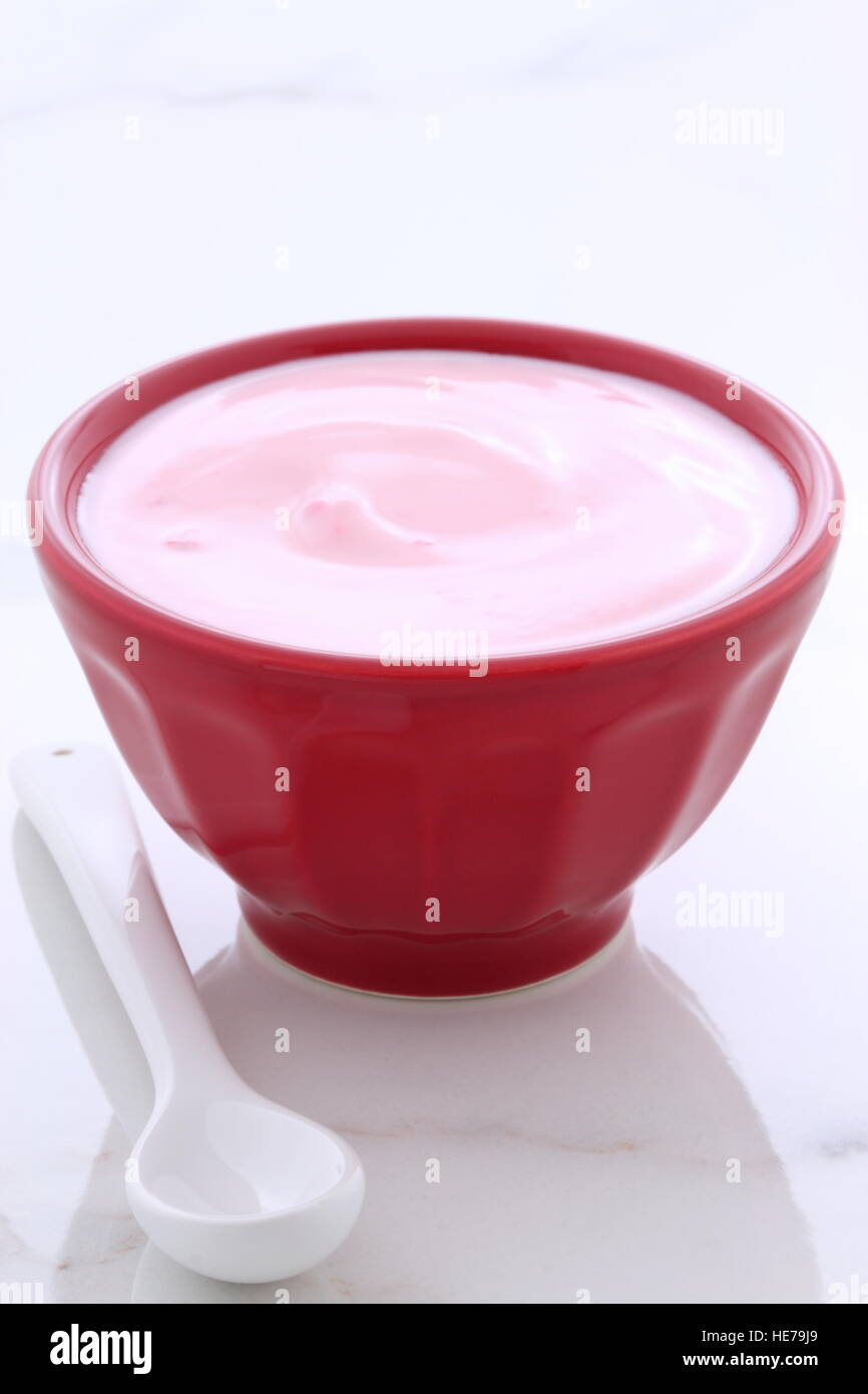 Artisan slow churned Greek strawberry yogurt, with lots of fruit and ...