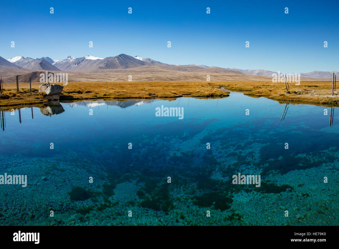 Ak-Baital along the Pamir Highway Stock Photo - Alamy