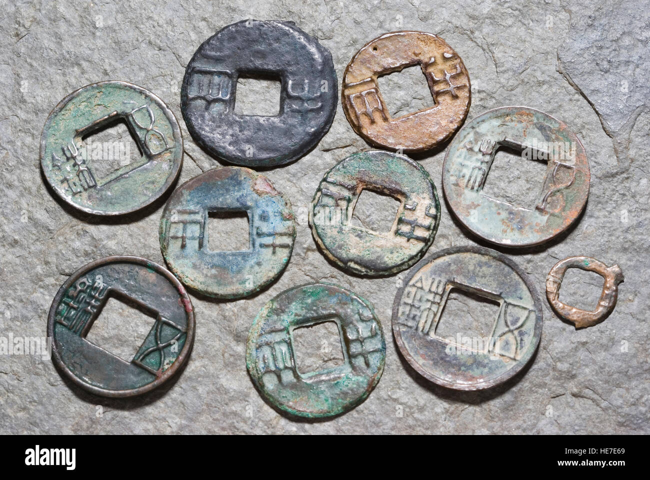 Han Dynasty Coins Stock Photo - Alamy