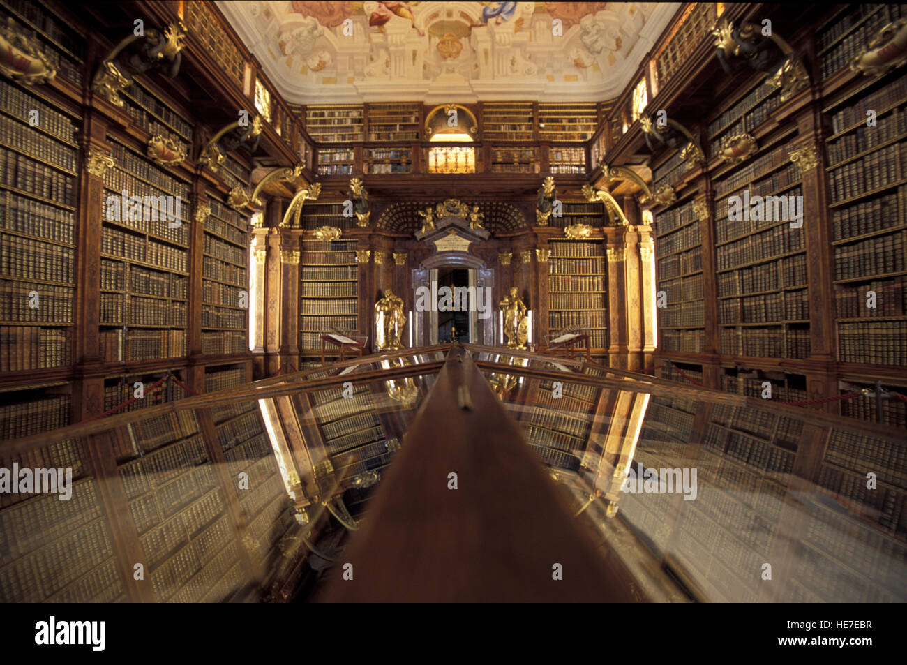 Melk abbey library hi-res stock photography and images - Alamy