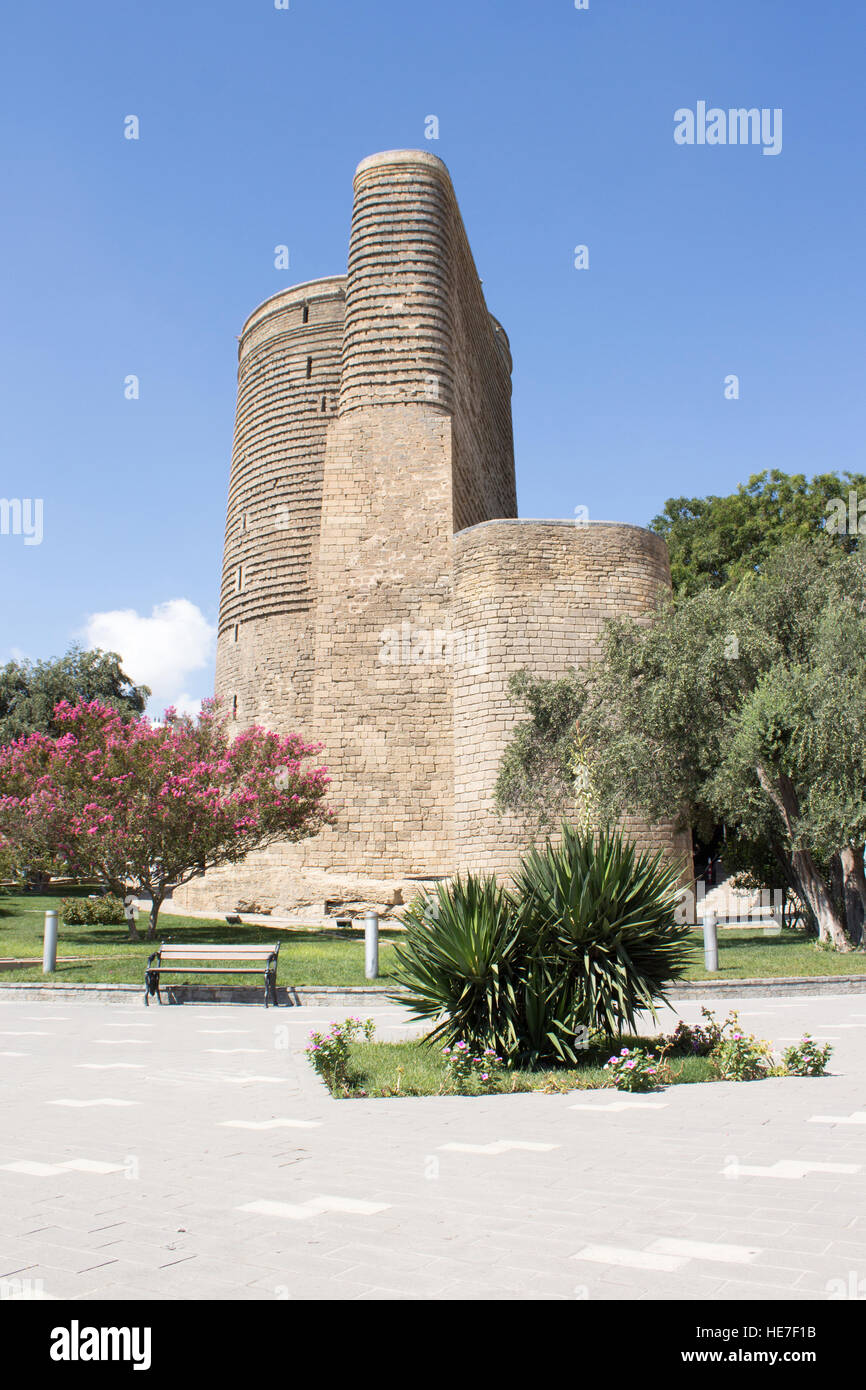 Virgo tower in the Old City Stock Photo - Alamy