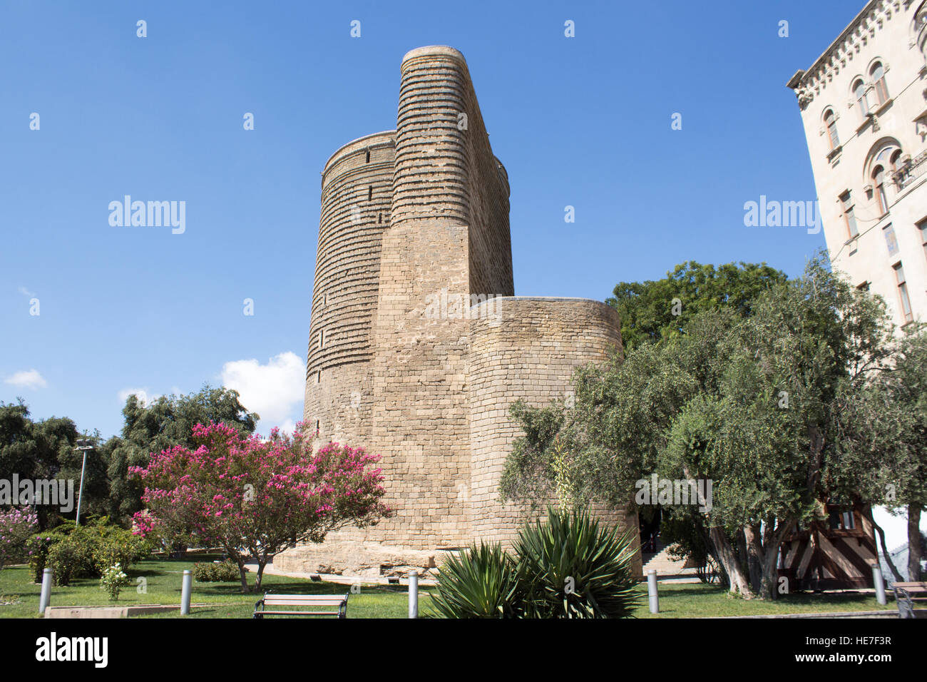 Virgo tower in the Old City Stock Photo - Alamy